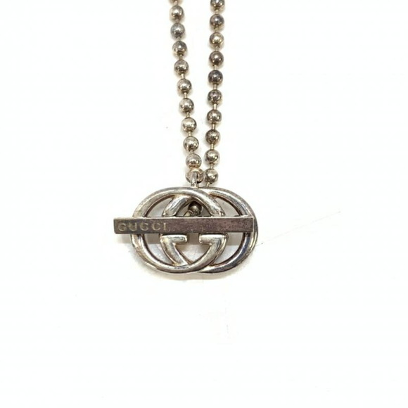 Gucci | Jewelry | Gucci Interlocking G Ball Chain Necklace Silver 925 ...